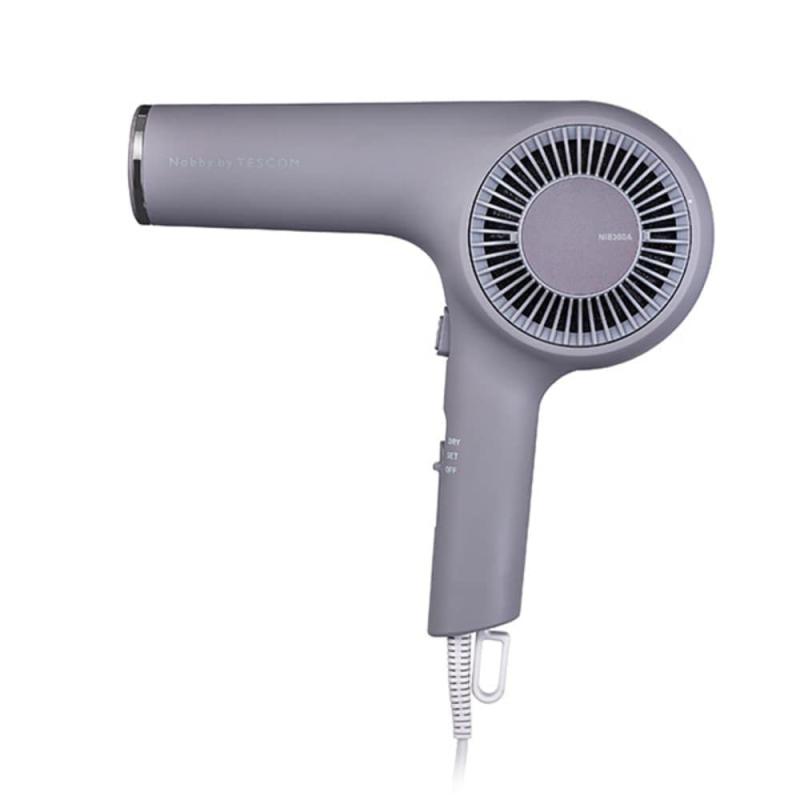 テスコム ドライヤー プロフェッショナルプロテクトイオン 軽量 ラク抜きプラグ Nobby by TESCOM ノビー スモーキーグレー NIB300A-Hミニマムな機能とシンプルな操作性で快適ドライ。軽量で使いやすく、サロンの仕上がりを再...
