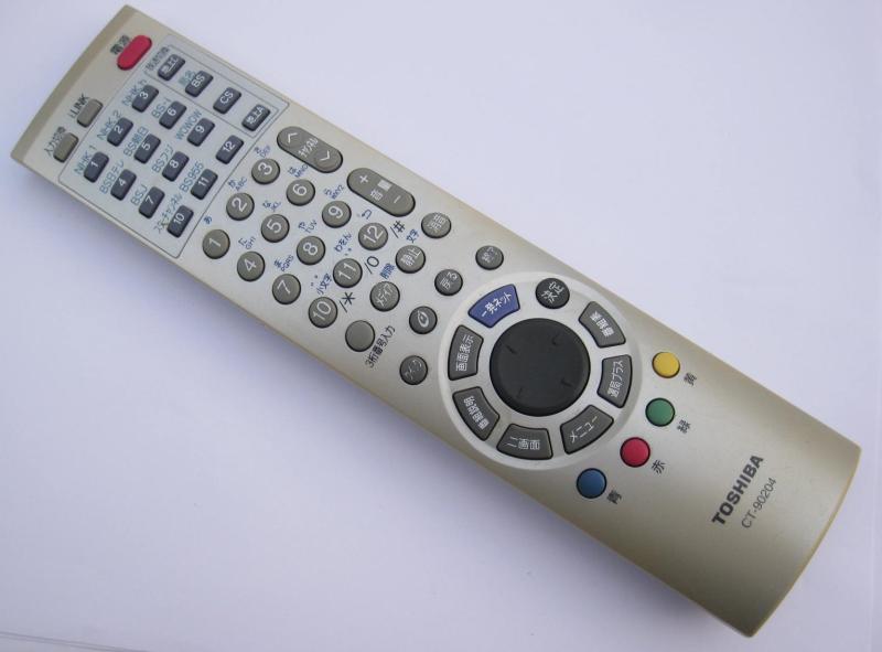 東芝純正 液晶東芝純正 テレビ・デジタル東芝純正 テレビ用リモコン　CT-90204