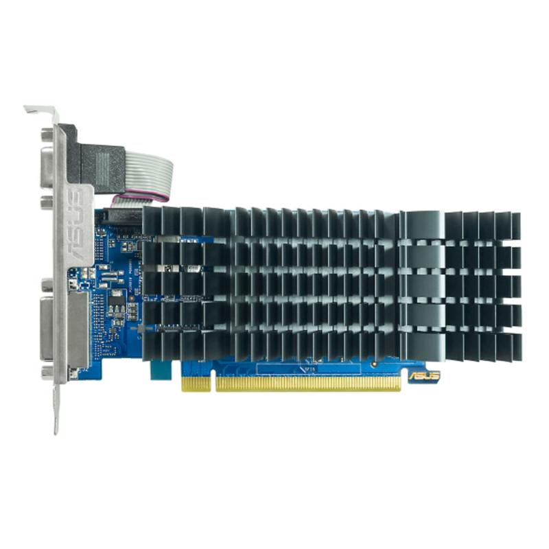 ASUS NVIDIA GeForce GT730 搭載 ファンレス ビデオカード GT730-SL-2GD3-BRK-EVOファンなしのパッシブクーリング設計3台のディスプレイに対応（D-Sub/HDMI/DVI-Dでそれぞれ1台）2GB...