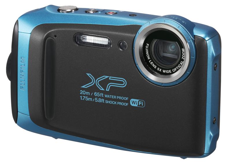 富士フイルム デジタルカメラ XP130 スカイブルー FX-XP130SB有効画素数:1,640万画素撮像素子:1/2.3型 裏面照射CMOS 原色フィルター採用 総最大画素数約1676万画素記録メディア:内蔵メモリー(約96MB)/ S...
