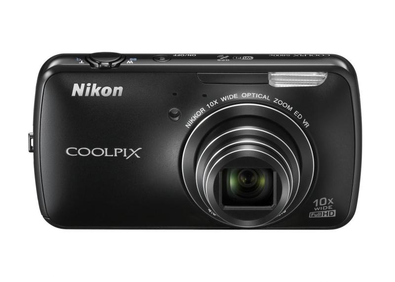 Nikon デジタルカメラ COOLPIX S800c Android搭載 光学10倍ズーム ブラック S800CBK