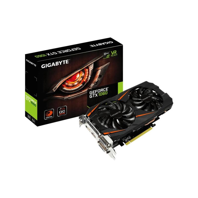 GIGABYTE ビデオカード GEFORCE GTX 1060搭載 GV-N1060WF2OC-6GDNVIDIA GTX 1060 搭載スタイリッシュバックパネル装備90mm FANを 2基搭載
