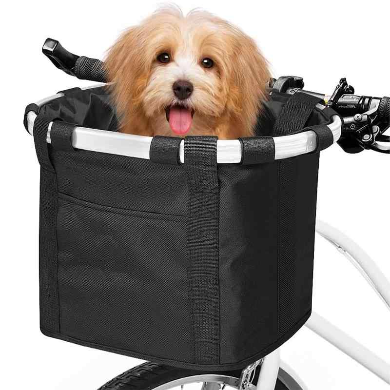 OIENNI 自転車かご 前かご 取り外し可能 自転車カゴ 自転車用バスケット 耐荷重5KG 脱着式 折りたたみ可能 大容量 取り付け簡単 マウンテンバイク/クロスバイクに対応【大容量】自転車かごは展開サイズが幅33cmx奥行き28cmx高...