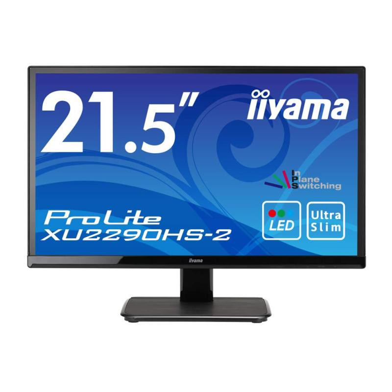 iiyama モニター ディスプレイ XU2290HS-B2 (21.5インチ/フルHD/AH-IPS/HDMI,D-sub,DVI-D)21.5インチ FullHD (1920×1080) AH-IPS チルト(上下角度調節) 非光沢(ノ...