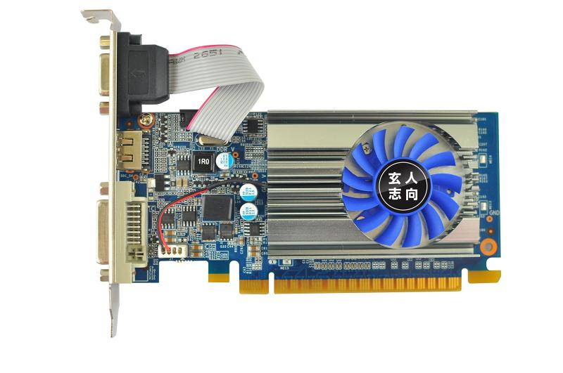 玄人志向 ビデオカードGEFORCE GT 710搭載 ロープロファイル 空冷FAN GF-GT710-E1GB/LPNVIDIA GT710搭載コンパクトPCでも使用できるロープロファイル空冷FAN採用【メモリ】DDR3 1GB 64bi...