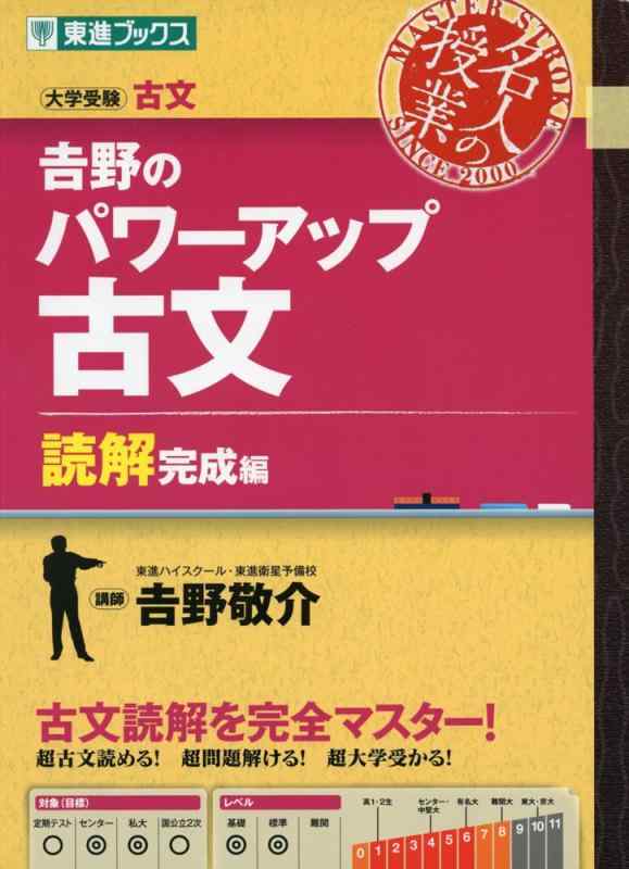 吉野のパワーアップ古文 読解完成編 (東進ブックス 大学受験 名人の授業)■ ご購入前に必ずご確認ください ■1. 在庫管理とご注文の確定当店は複数のオンラインモールで在庫を共有しております。在庫の変動： 更新のタイムラグにより、ご注文後に...