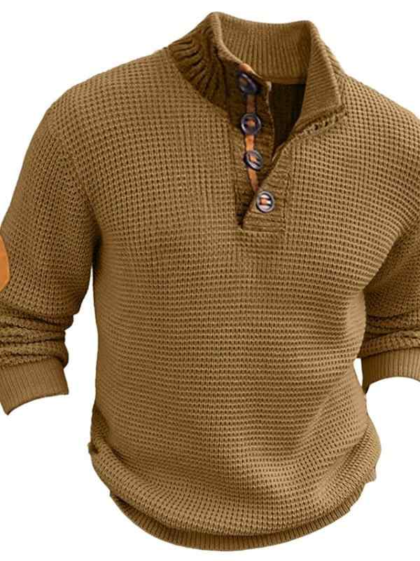 ニット メンズ 男性用 トップス 秋冬 長袖 無地 ハイネック プルオーバー インナー カジュアル 普段使い