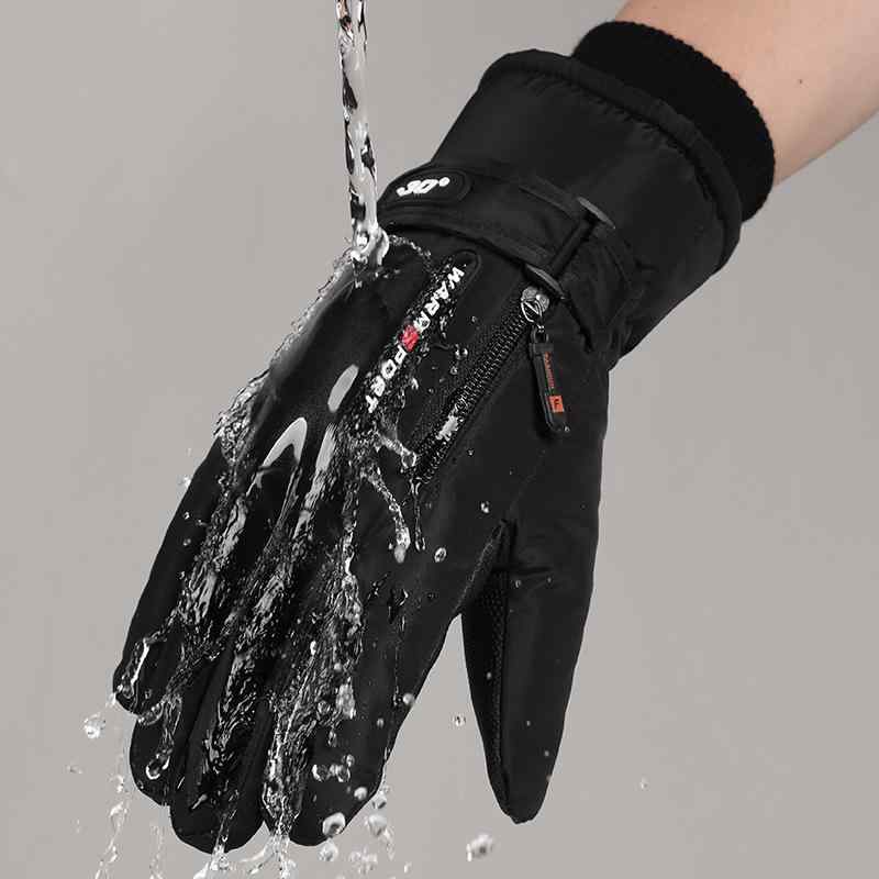 2手袋 男性用 裏起毛 厚手 防寒 アウトドア サイクル 防風 防水 滑り止め スマホ対応 秋冬