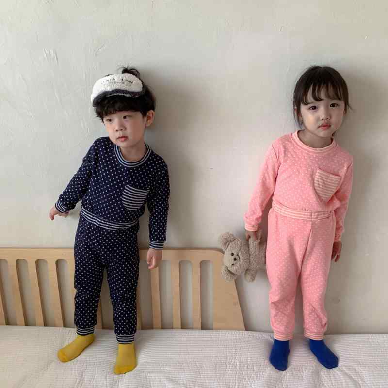 2肌着 子供 ベビー 全綿 秋冬 男児 保温 上下セット 女児 部屋着