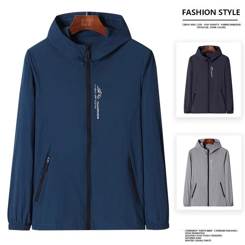 日焼け止め メンズ 接触冷感 スポーツ 薄手 通気性 紫外線対策 UVカット ジャケット アウター 男性用 普段使い アウトドア