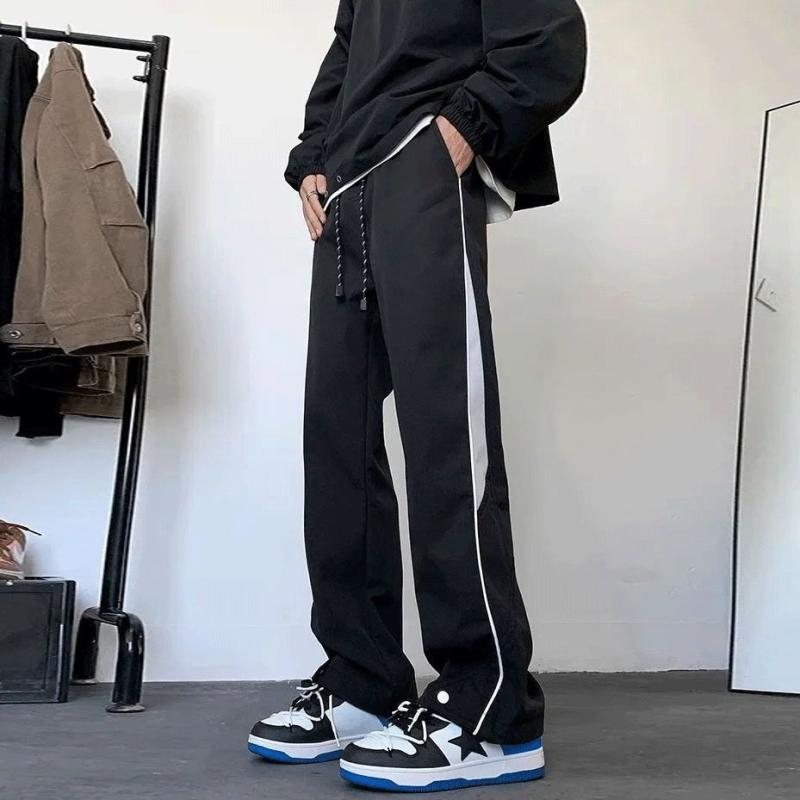 パンツ メンズ アウトドア 登山 防水 ストレートパンツ ゆったり カジュアル ロングパンツ アメカジ