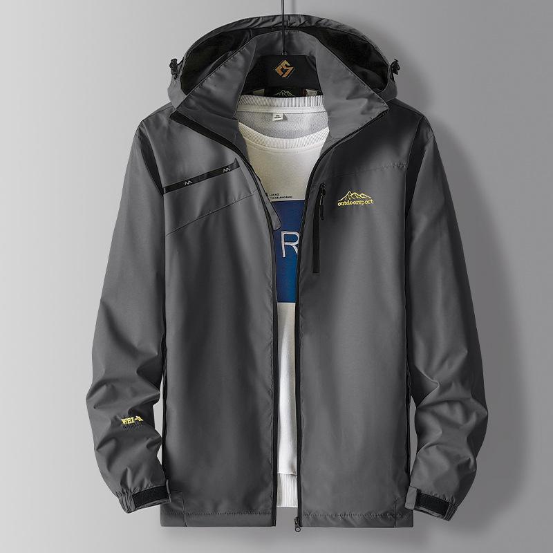 マウンテンパーカー 男性用 防風 防水 アウター 登山 アウトドア ウェア ジャンパー ブルゾン