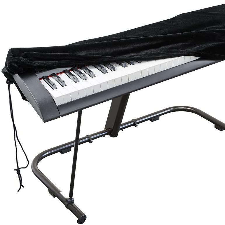ピアノ 61鍵 76鍵 88鍵 電子ピアノ カバー ベルベット 防塵 デジタルピアノ・素材: 天鹅绒・面料次成分含量: 20%・製品カテゴリ: ピアノカバー・カラー: ブラック, 祖母绿・スタイル: 現代シンプル・面料次成分: 天鹅绒・カテ...