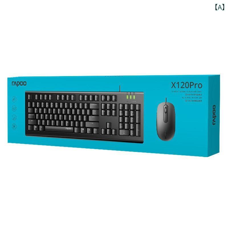 2キーボード マウス 防水 有線 薄型 メンブレン 静音設計 USB接続 テンキー付き