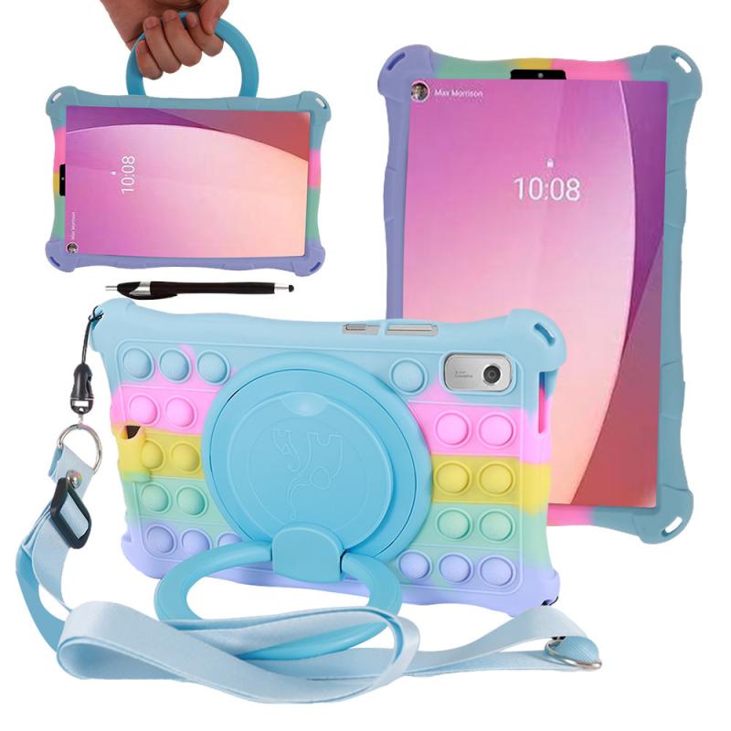 タブレットケース Lenovo M9 TB-310FU 保護 20.32cm 耐衝撃 頑丈 落下防止 スタンド機能付き