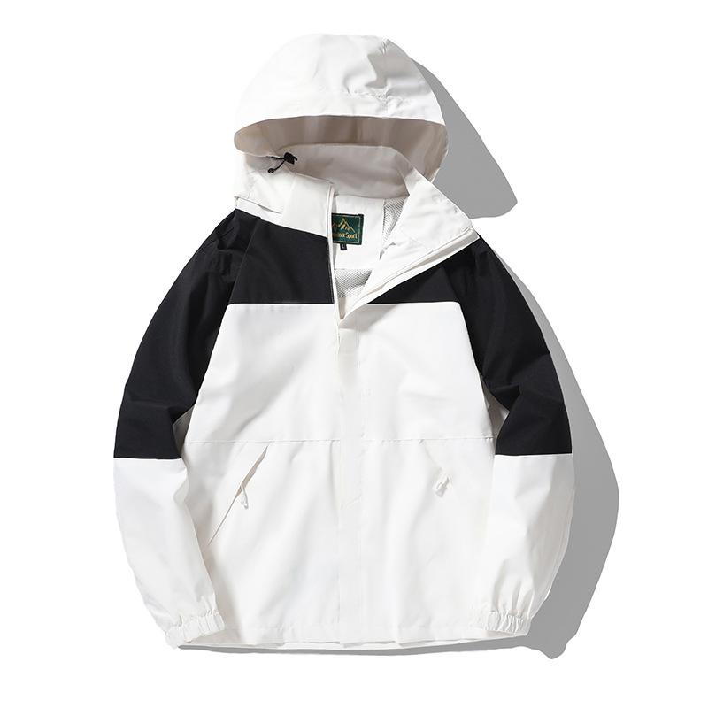 マウンテンパーカー 男性用 春秋 薄手 防風 防水 アウター ペア 登山 アウトドア ジャンパー ブルゾン ロゴ入れ 可能