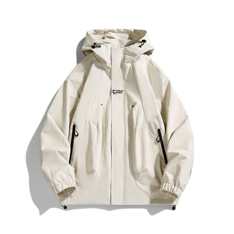 マウンテンパーカー 男女兼用 春秋 薄手 撥水 防風 フード付き ジャケット アウトドア 登山