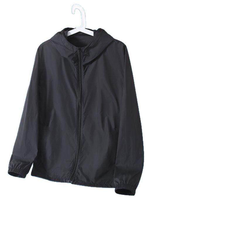 アウター 男性用 薄手 接触冷感 UVカット 撥水 スポーツ ウインドブレーカー