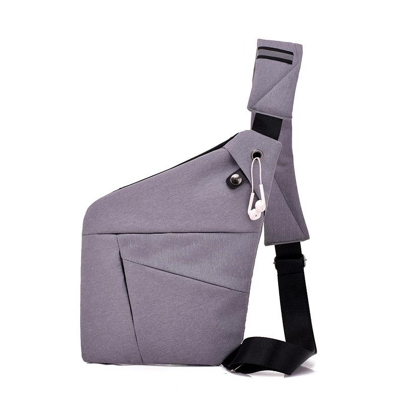 ガンホルスター 男性用 帆布 ショルダーバッグ 斜めがけ ボディバッグ ウエストバッグ 多機能 普段使い 盗難防止