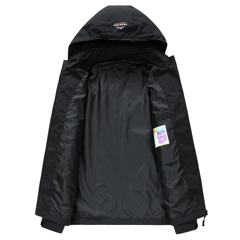 ジャケット 男性用 キャンプ 防風 アウター 撥水 パーカー 登山 普段使い アウトドア シンプル