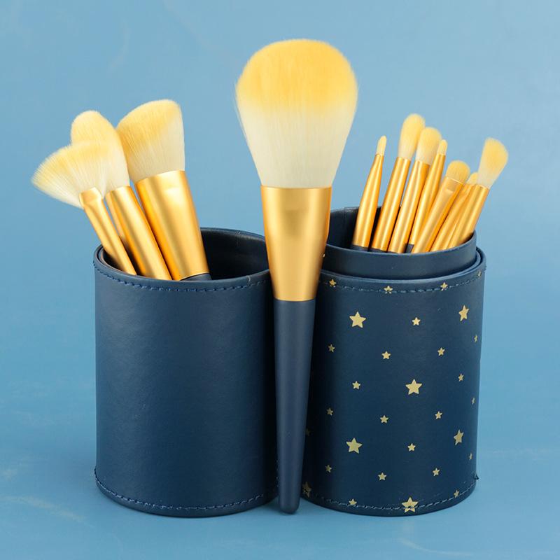 メイクブラシ セット 12本 携帯用 柔らかい 化粧ブラシ フェイスブラシ チークブラシ アイシャドウブラシ フルセット