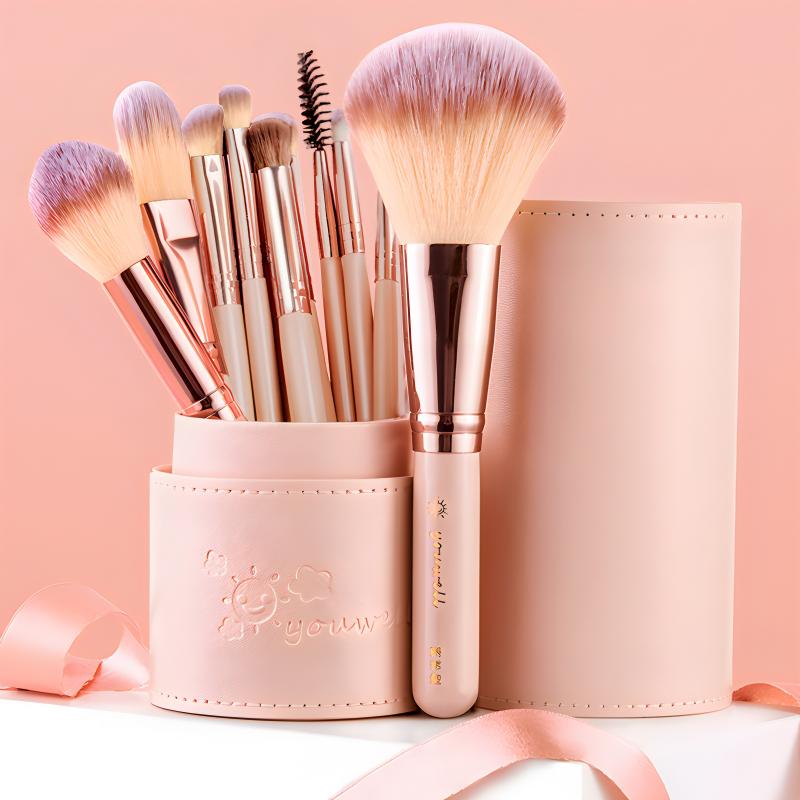 メイクブラシ 12支 セット アイシャドウブラシ フェイスブラシ チークブラシ シェーディング コントゥアリング ぼかし ノーズシャドウ 初心者向け フルセット ブラシセット