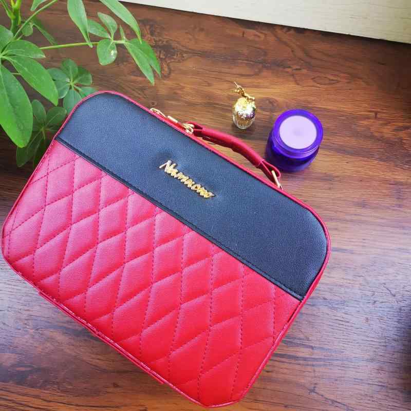 メイクボックス ハードタイプ ミラー付き ライト付き コスメボックス バニティケース 鏡付き 大容量 軽量 旅行 出張 メイク道具収納 化粧箱