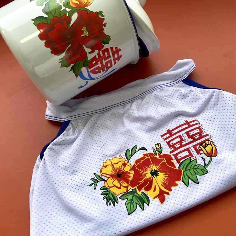 犬用 ベスト 春夏 服 パグ フレンチブルドッグ 子犬 かわいい メッシュ ドッグウェア・カテゴリ: ペット服装・スタイル: カジュアル・性別: ユニセックス・色: 白, 金黄・サイズ: S, M, L, XL, XXL・素材: メッシュ