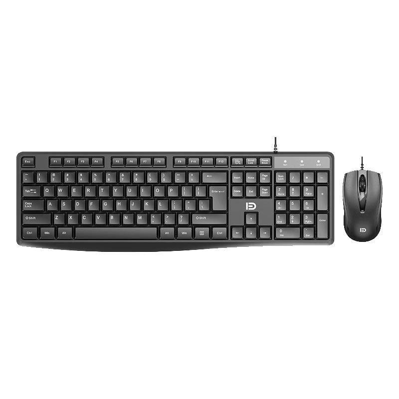 2キーボード マウス 有線 静音設計 防滴設計 人間工学設計 疲労軽減 PC パソコン 周辺機器