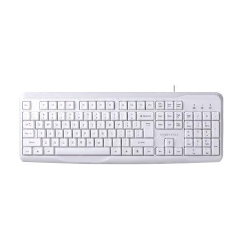 2キーボード マウス セット 有線 USB 静音設計 デスクトップパソコン ノートパソコン 事務作業・キーボードインターフェース: USB・マウスインターフェース: USB・色: 白