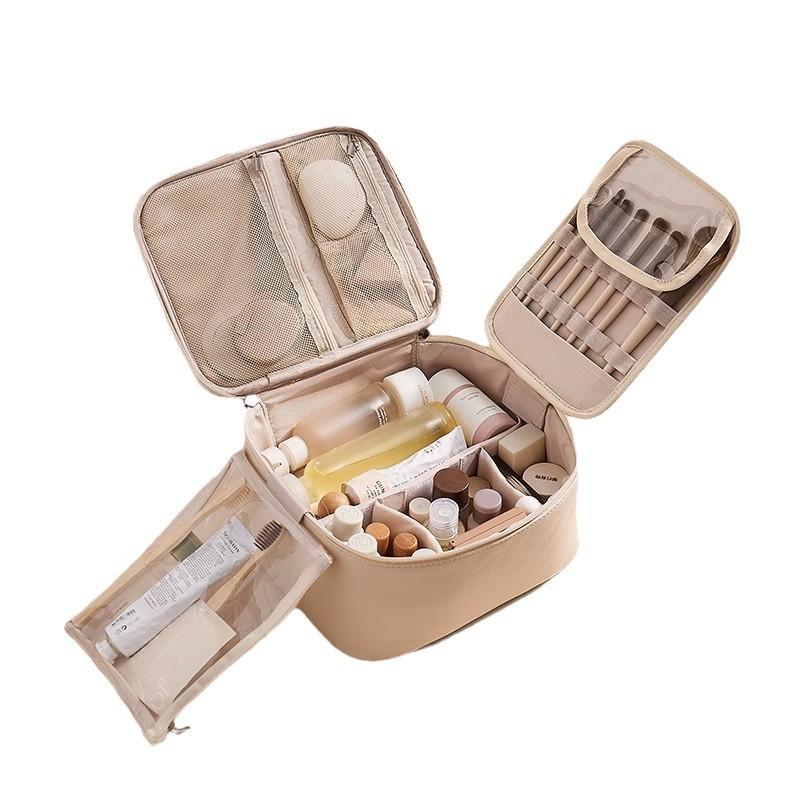 化粧ポーチ レディース 豪華感 メイクボックス 大容量 携帯用 化粧品収納ボックス ポータブル 洗面用品収納 コスメポーチ