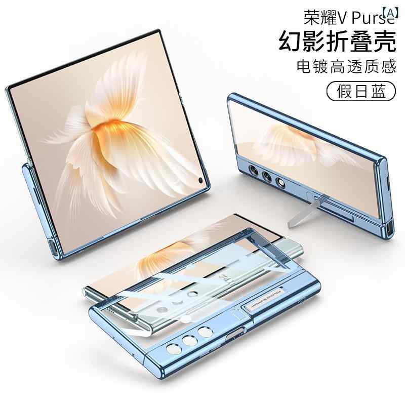 スマホケース TPU 携帯ケース 透明 電気メッキ加工 折りたたみ 衝撃吸収 傷防止 携帯カバー 擦り傷防止