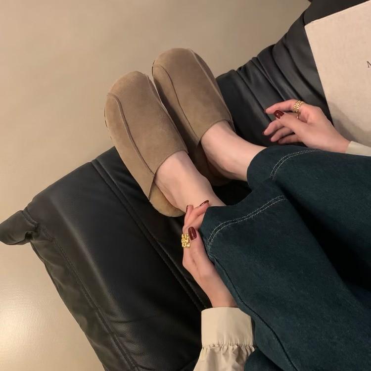 サンダル レディース 秋冬 ファー サンダル フラット ローヒール スリッパ カジュアル ぺたんこ 歩きやすい 履きやすい かわいい おしゃれ バックル ベルト ボア あったか 防寒 つっかけ バブーシュ