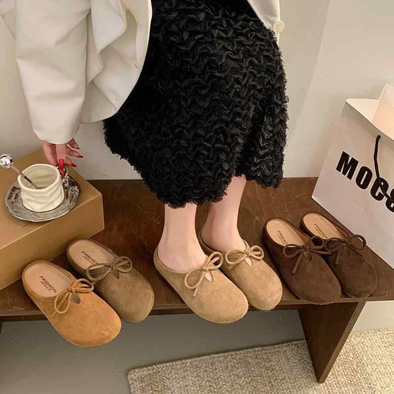 サンダル レディース 妊婦靴 スリッパ フラット ローヒール 歩きやすい 滑り止め かわいい 春秋