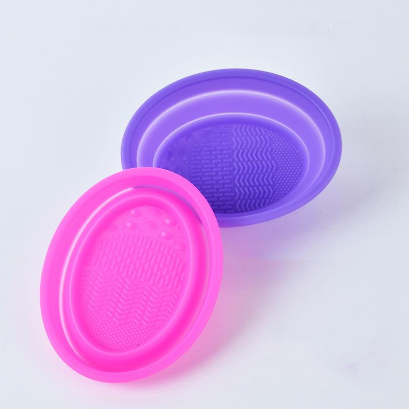 2メイクブラシ シリコン クリーニング パッド 折りたたみ 洗浄 器具 美容ツール