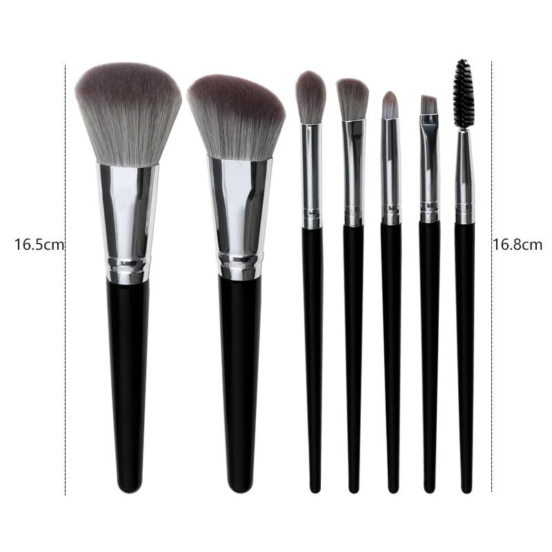 メイクブラシ 7本セット フェイスブラシ パウダーブラシ チークブラシ コンシーラーブラシ アイシャドウブラシ アイメイク 化粧ブラシ 美容ツール