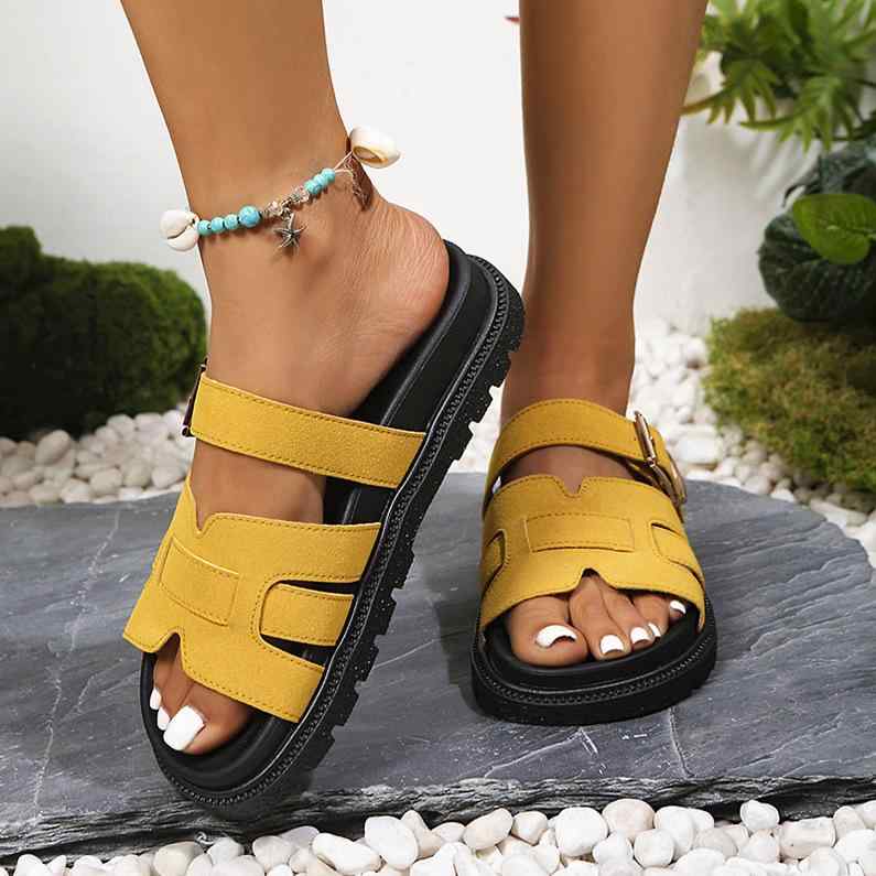 サンダル レディース 大きいサイズ 厚底 一文字型 ビーチサンダル カジュアル 普段使い 春夏
