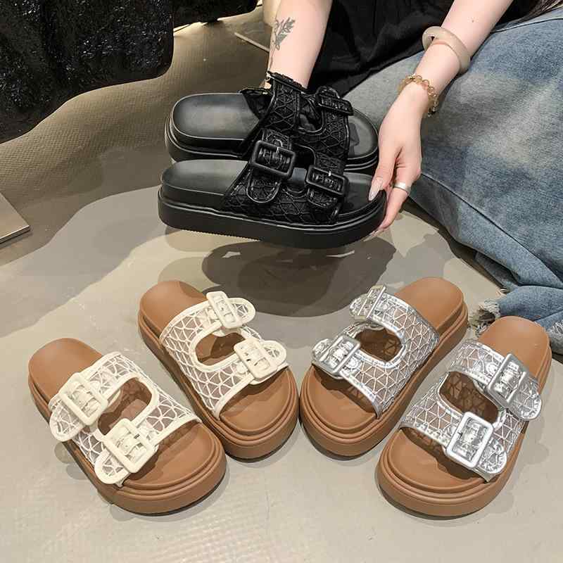 サンダル レディース 厚底 一文字 ストラップ スリッパ ボヘミアン 普段使い 歩きやすい コンフォート 春夏