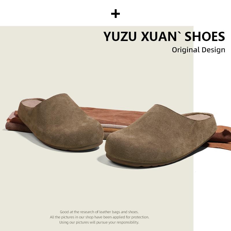 サンダル レディース 牛革 厚底 スリッパ サボ サンダル バックストラップ 2way 履きやすい 歩きやすい ローヒール コンフォートサンダル カジュアル シンプル 外履き 普段使い