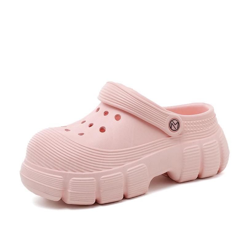 サンダル レディース 厚底 2way 柔らかい 穴あき サンダル 歩きやすい 普段使い 美脚効果