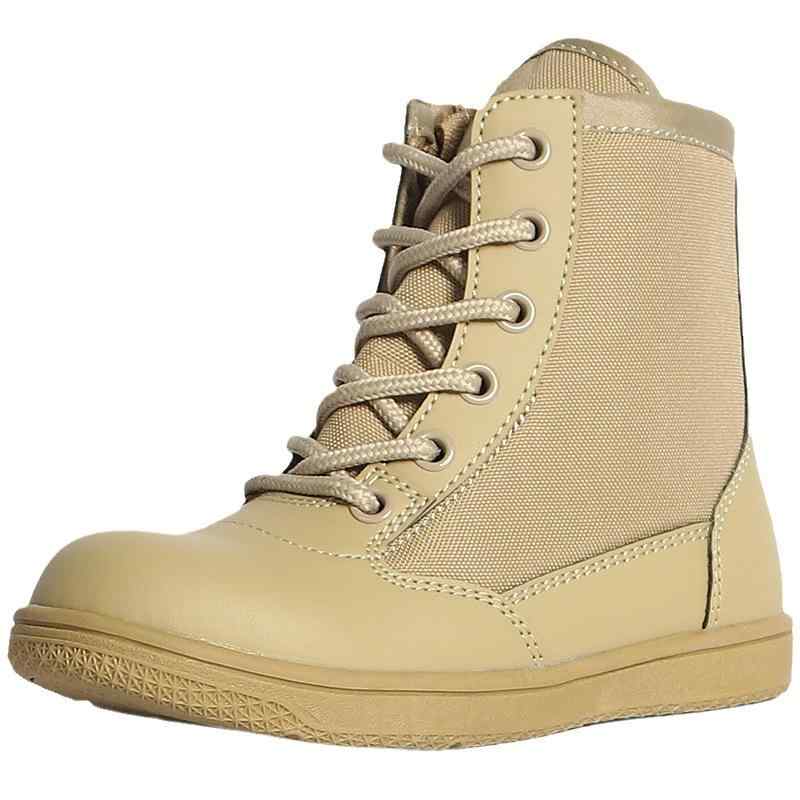 ブーツ キッズ 男の子 サマー キャンプ シューズ アウトドア 滑り止め 摩耗性 通気性 登山靴 戦術