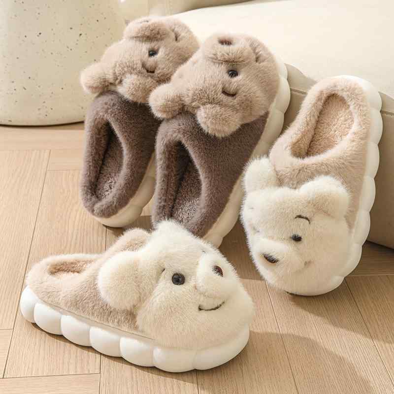 スリッパ かわいい 厚底 ルームシューズ レディース 秋冬 あったか 保温性 軽量 滑り止め 冷え対策 履きやすい ふわふわ もこもこ クッション性 室内履き