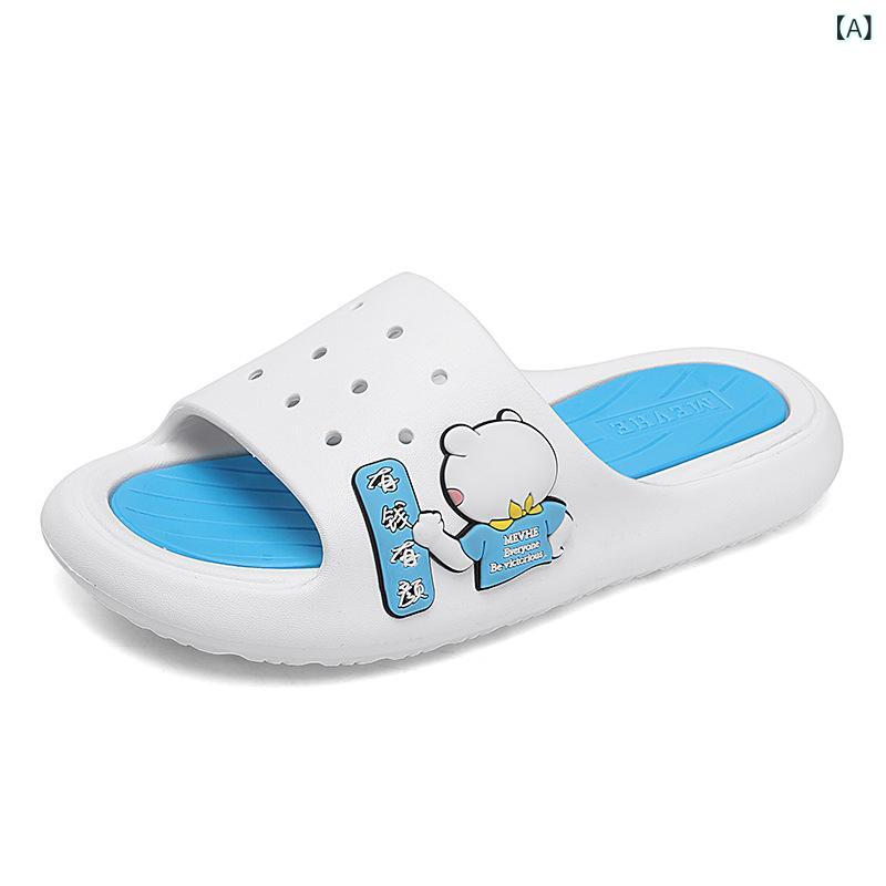 サンダル カップル 男性用 春夏 休闲 柔らかい 厚底 滑り止め スポーツ 部屋履き・カテゴリ: サンダル・対象: メンズ・スタイル: カジュアル・甲材: EVA・靴底素材: EVA・靴底の製法: 粘着・カラー: 白/青, 黒/オレンジ, ...