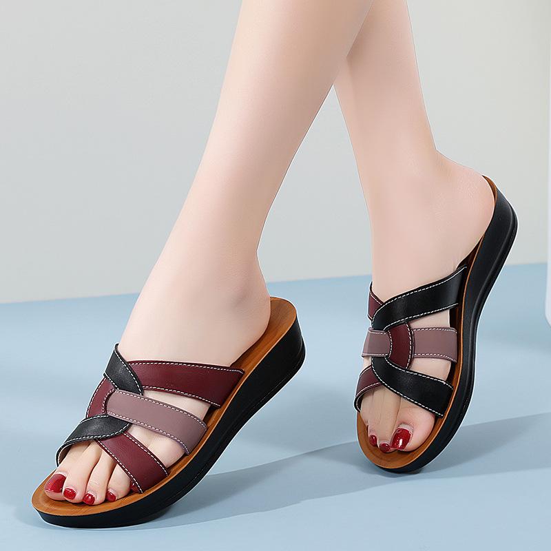 サンダル レディース ぺたんこ ローヒール 婦人靴 スリッパ フラット ラウンドトゥ カジュアル 歩きやすい 滑り止め 普段使い 軽量 旅行 春夏