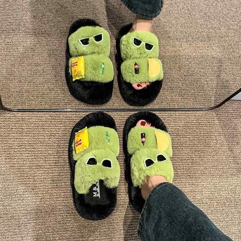 ルームシューズ レディース 秋冬 厚底 滑り止め 室内 スリッパ あったか スリッパ かわいい