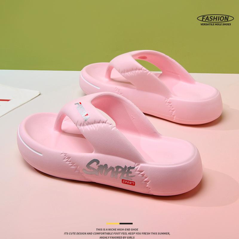 サンダル レディース 厚底 通気性 防滑 涼しい ビーチサンダル 快適 履きやすい ルームサンダル