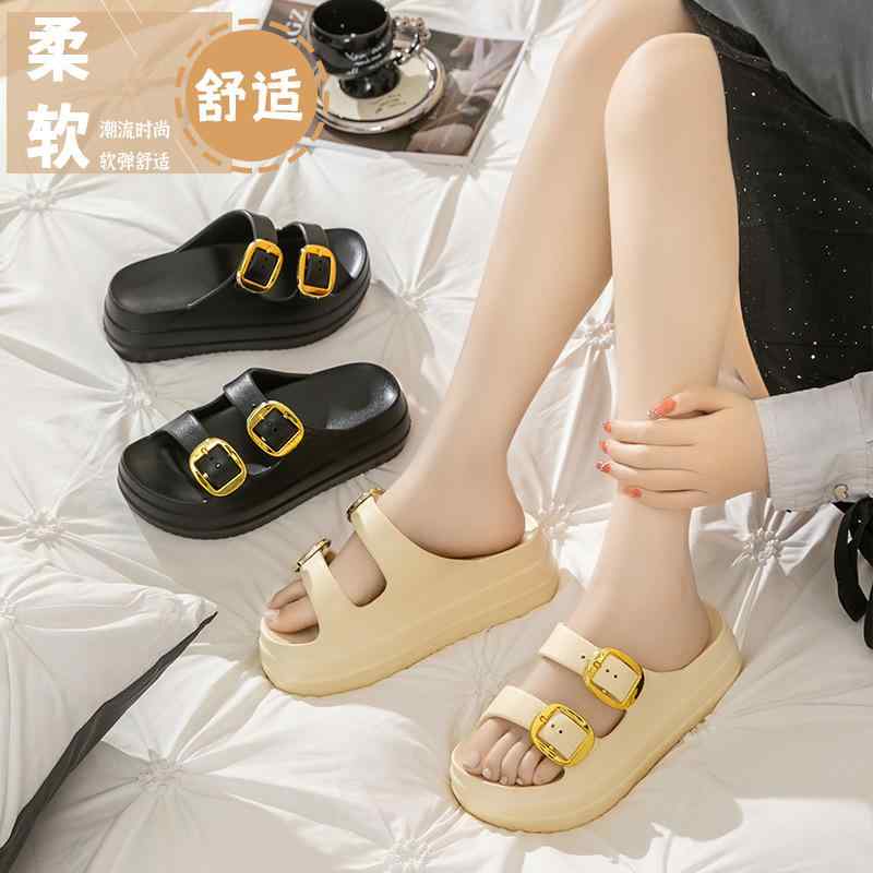 サンダル レディース 厚底 EVA 夏 ビーチサンダル スリッパ 凉拖 滑り止め 履きやすい 普段使い 海 プール