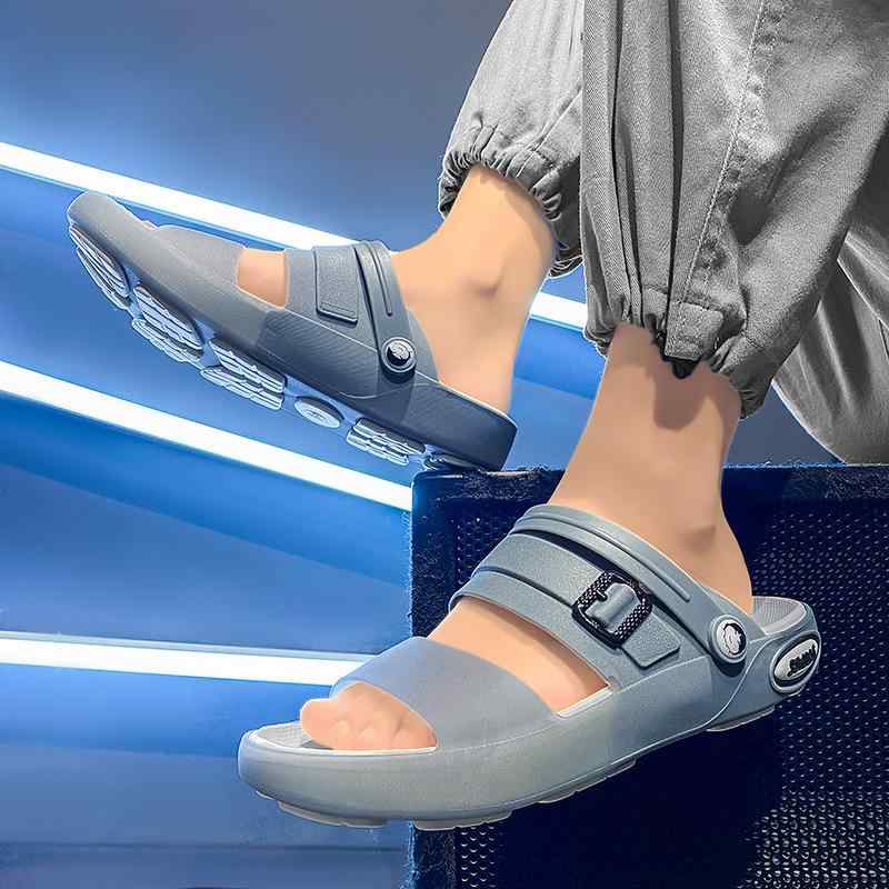 サンダル メンズ 男性用 春夏 スリッパ 2way スポーツサンダル ルームシューズ ビーチサンダル 柔らかい 滑り止め 普段使い アウトドア・カテゴリ: サンダル・対象: メンズ・スタイル: 韓国・靴の材質: EVA・ソール素材: EVA...