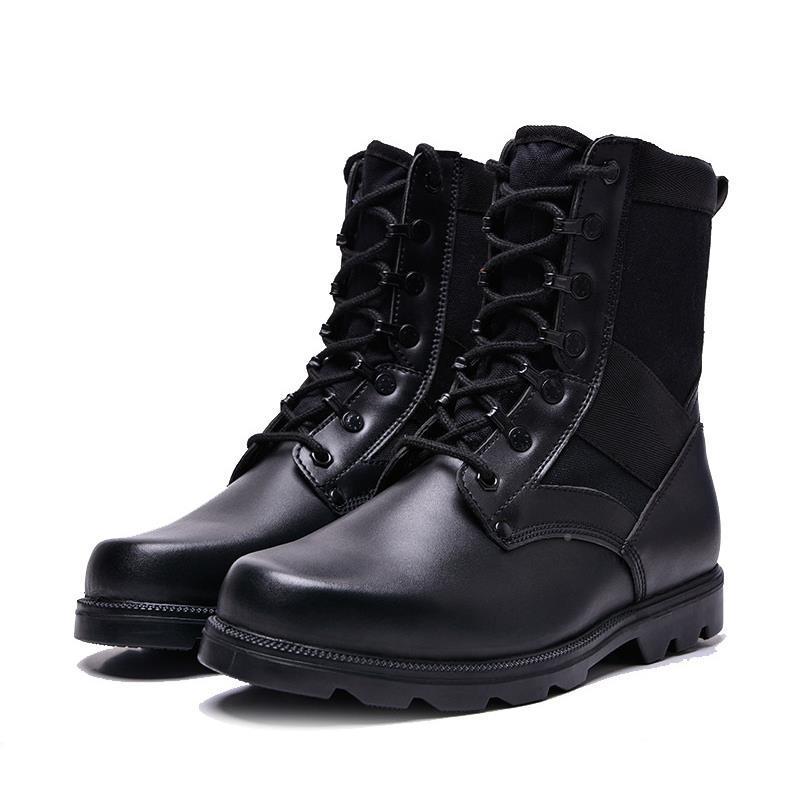 ブーツ メンズ 男性用 春夏 通気性 衝撃吸収 防水 耐摩耗 高帮 ワークブーツ アウトドア 登山