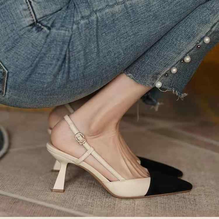 パンプス レディース 春秋 シンプル 通勤 ハイヒール 配色 アマゾン ポインテッドトゥ ピンヒール 普段使い エレガント きれいめ 美脚